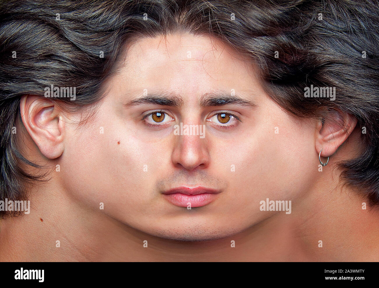 Face mapping hi-res stock photography and images - Alamy