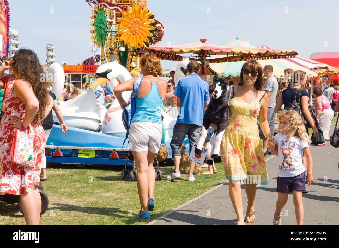 Fairground woman horse hi-res stock photography and images - Alamy