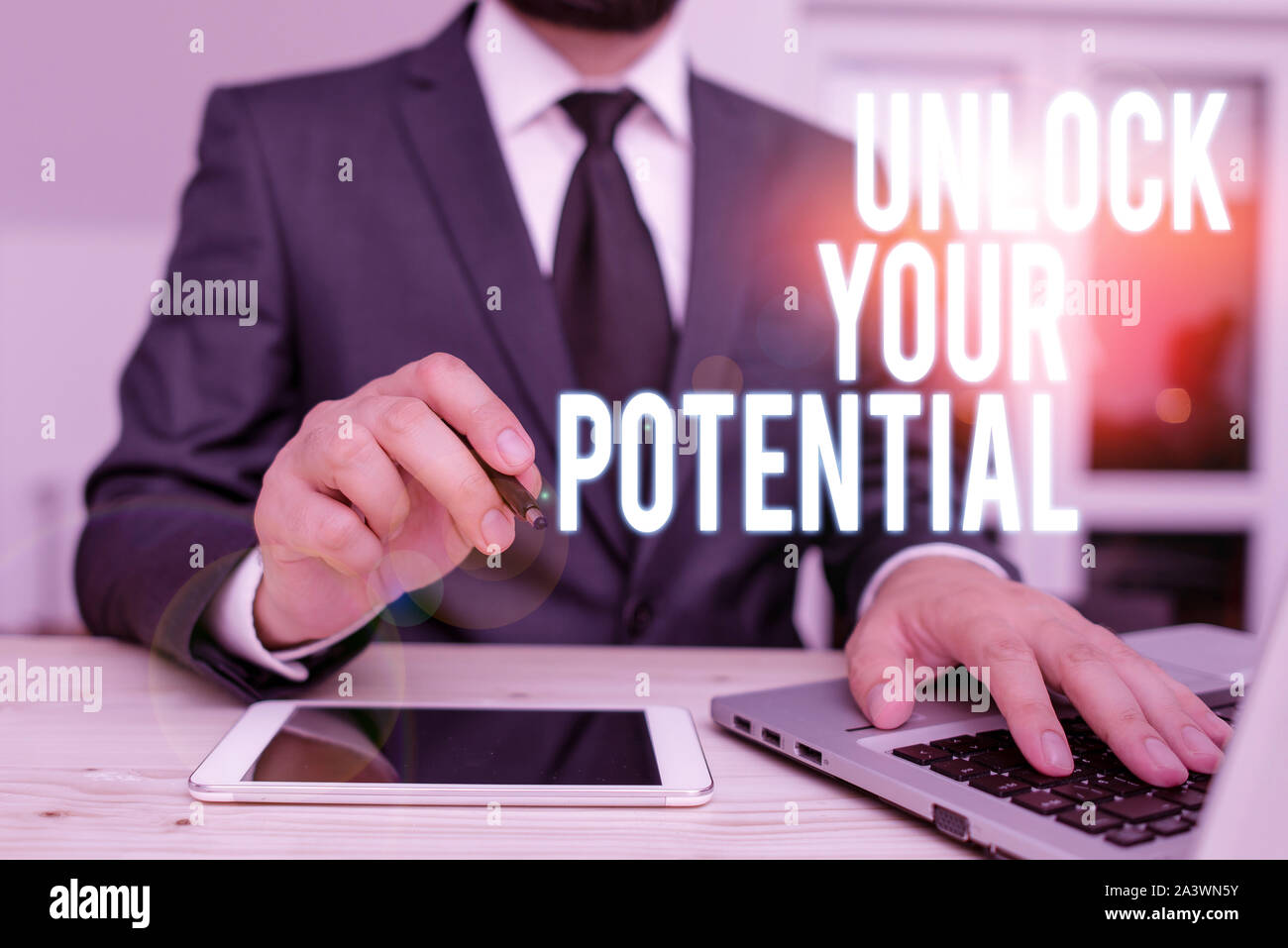 Handwriting text writing Unlock Your Potential. Conceptual photo ...