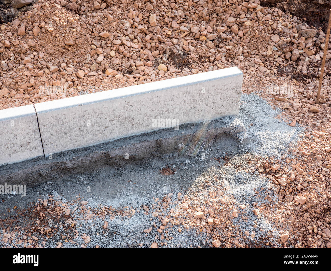 Stone Kerb Construction Site Stock Photo Alamy stone-kerb-construction-site-stock-photo-alamy