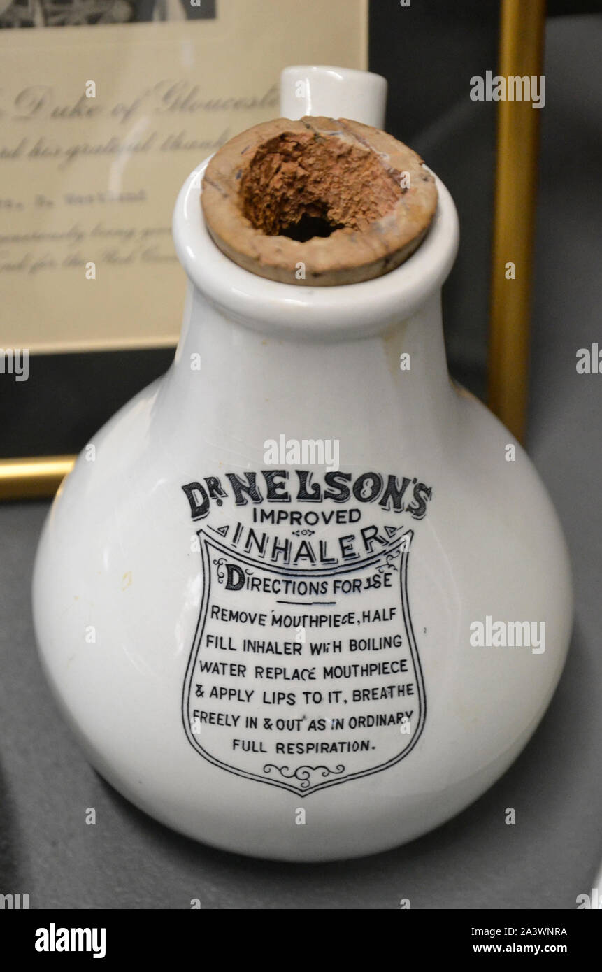Dr Nelson's Improved Inhaler at the We'll Meet Again WW2 Museum ...