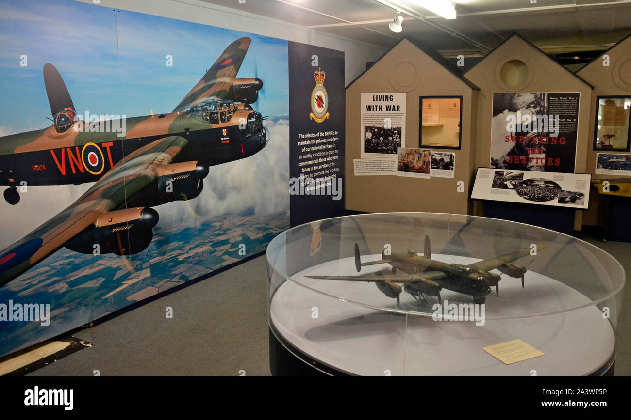 Photo of a British Avro Lancaster Heavy Bomber in the Battle of Britain ...