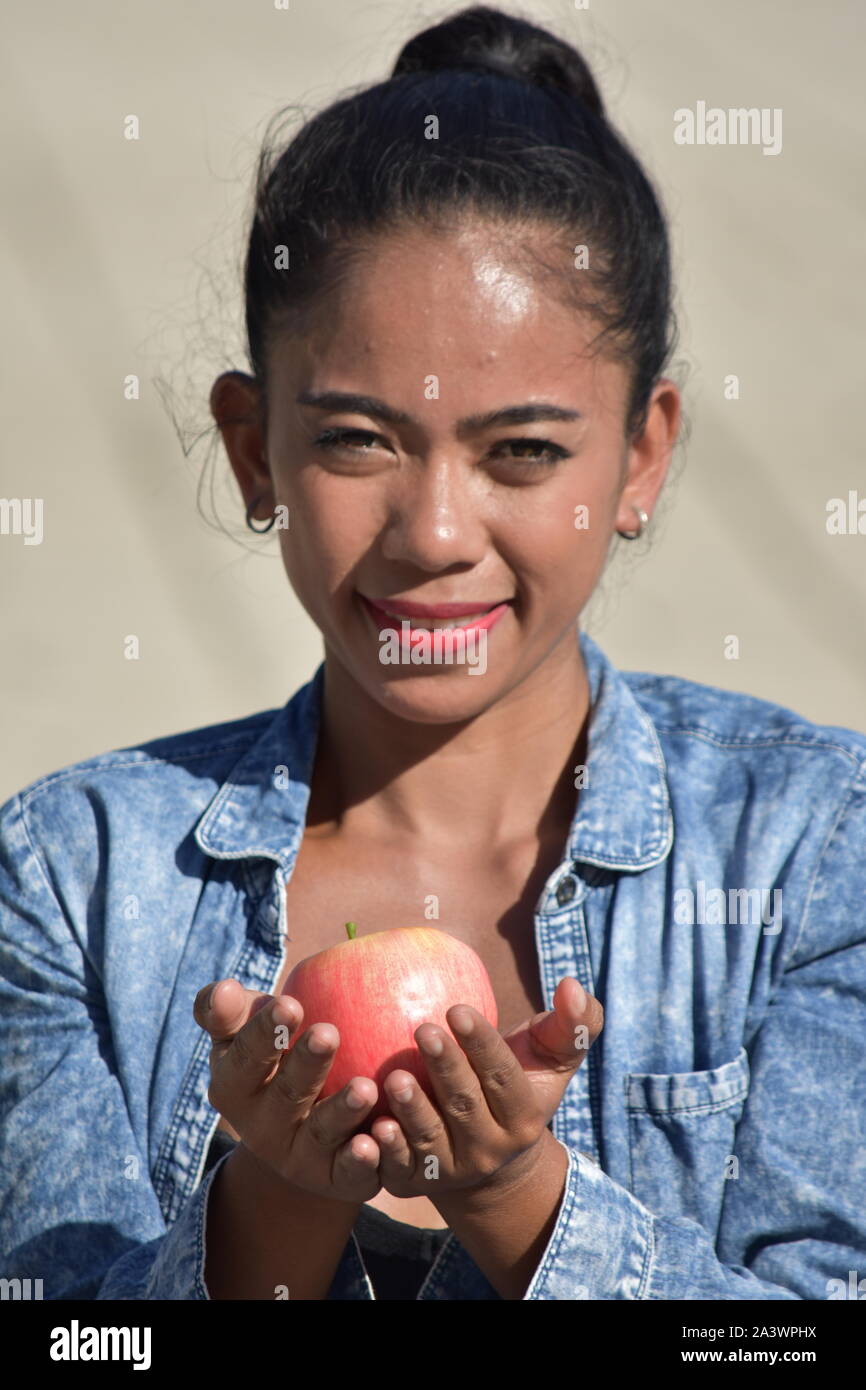 Beautiful Youthful Minority Female Stock Photo - Alamy