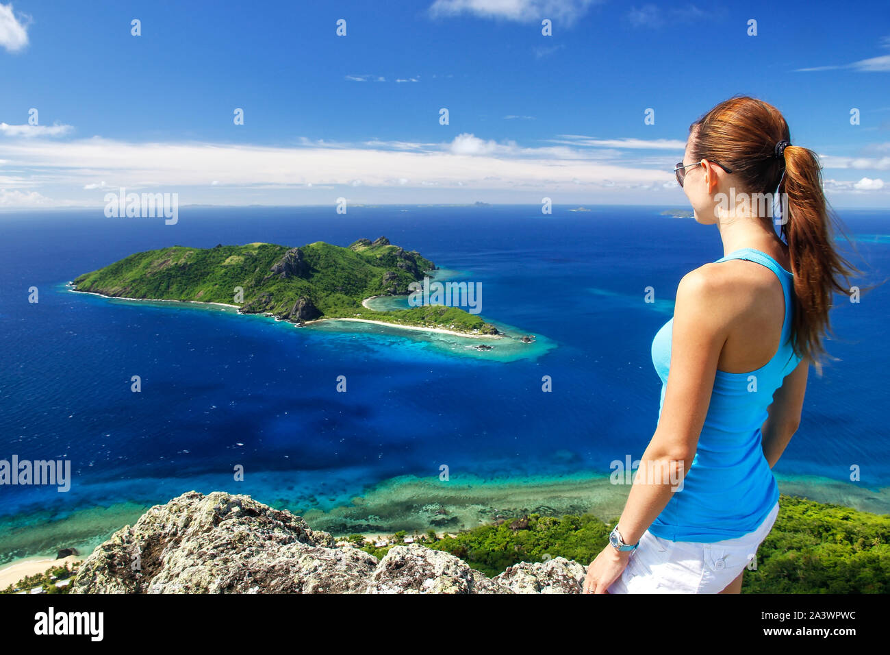 Fijian woman fijian young woman hi-res stock photography and images - Alamy