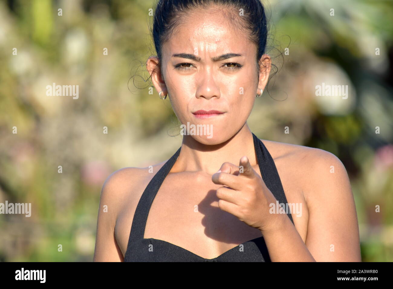 Mad Female Woman Stock Photo - Alamy