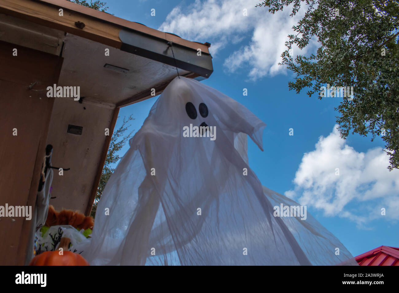 Orlando, Florida. September 21, 2019. Top view of spooky ghost at ...