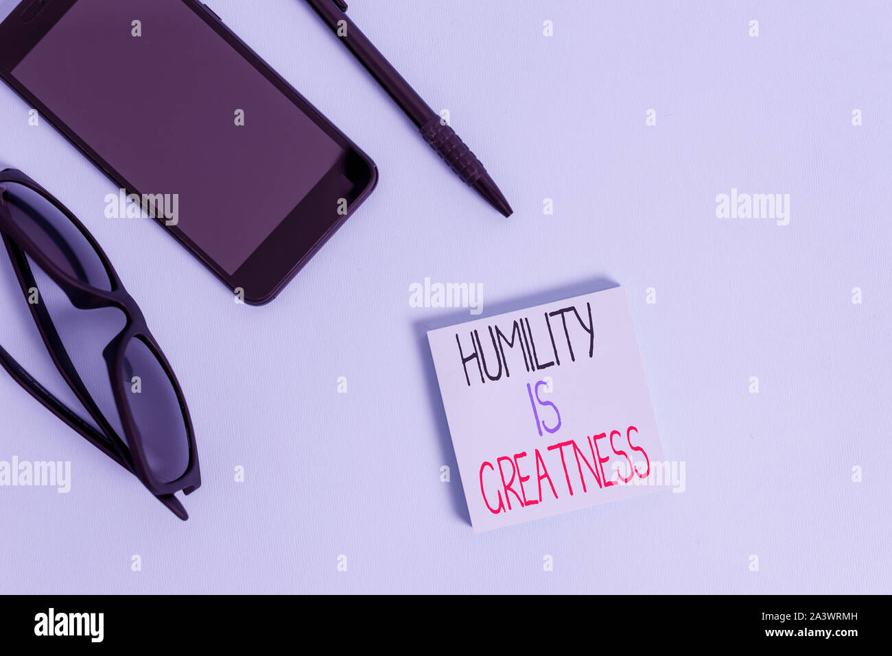 Handwriting text writing Humility Is Greatness. Conceptual photo being ...