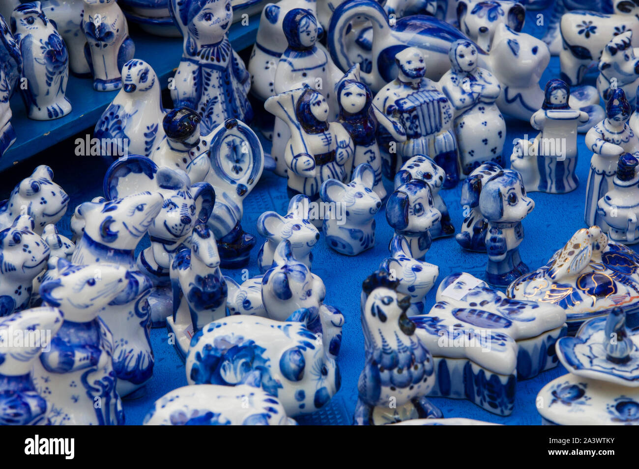 Russian Gzhel. Gzhel - Russian folk craft of ceramics and production ...