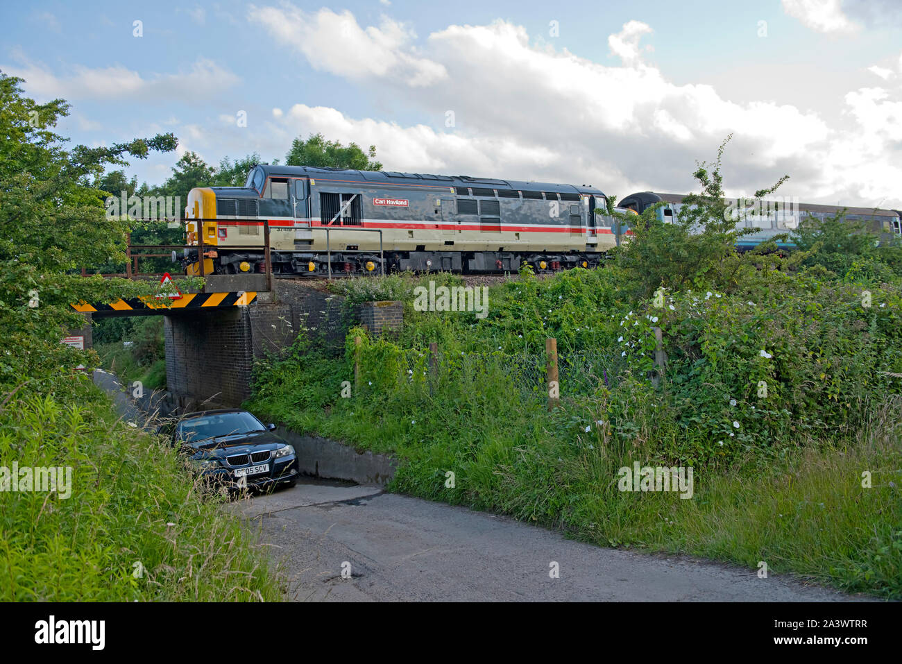 British Railways class 37 Diesel Electric locomotive no 37409 seen near ...