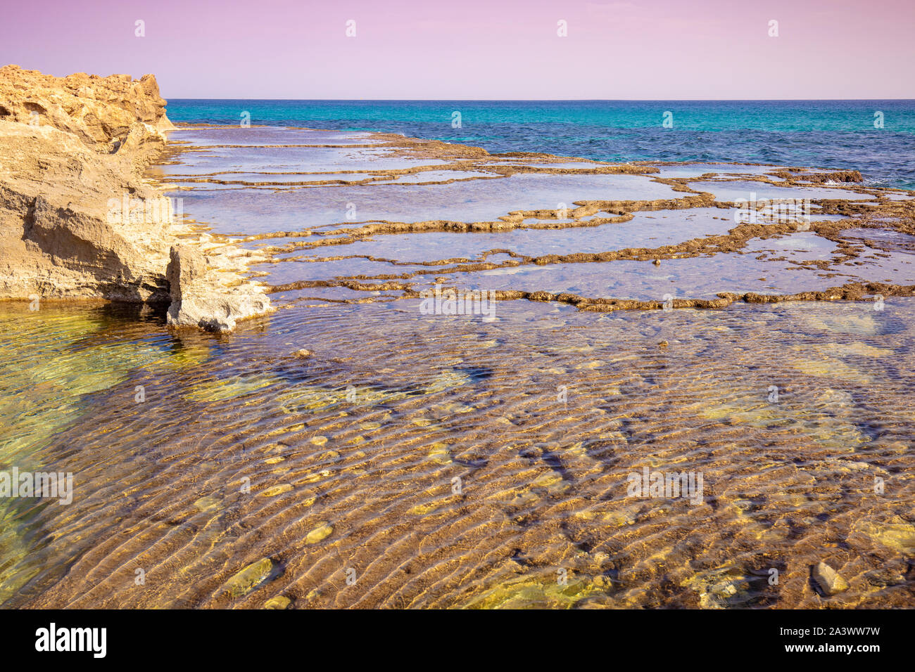 Rocky seashore. Rosh Hanikra nature reserve. Israel Stock Photo - Alamy