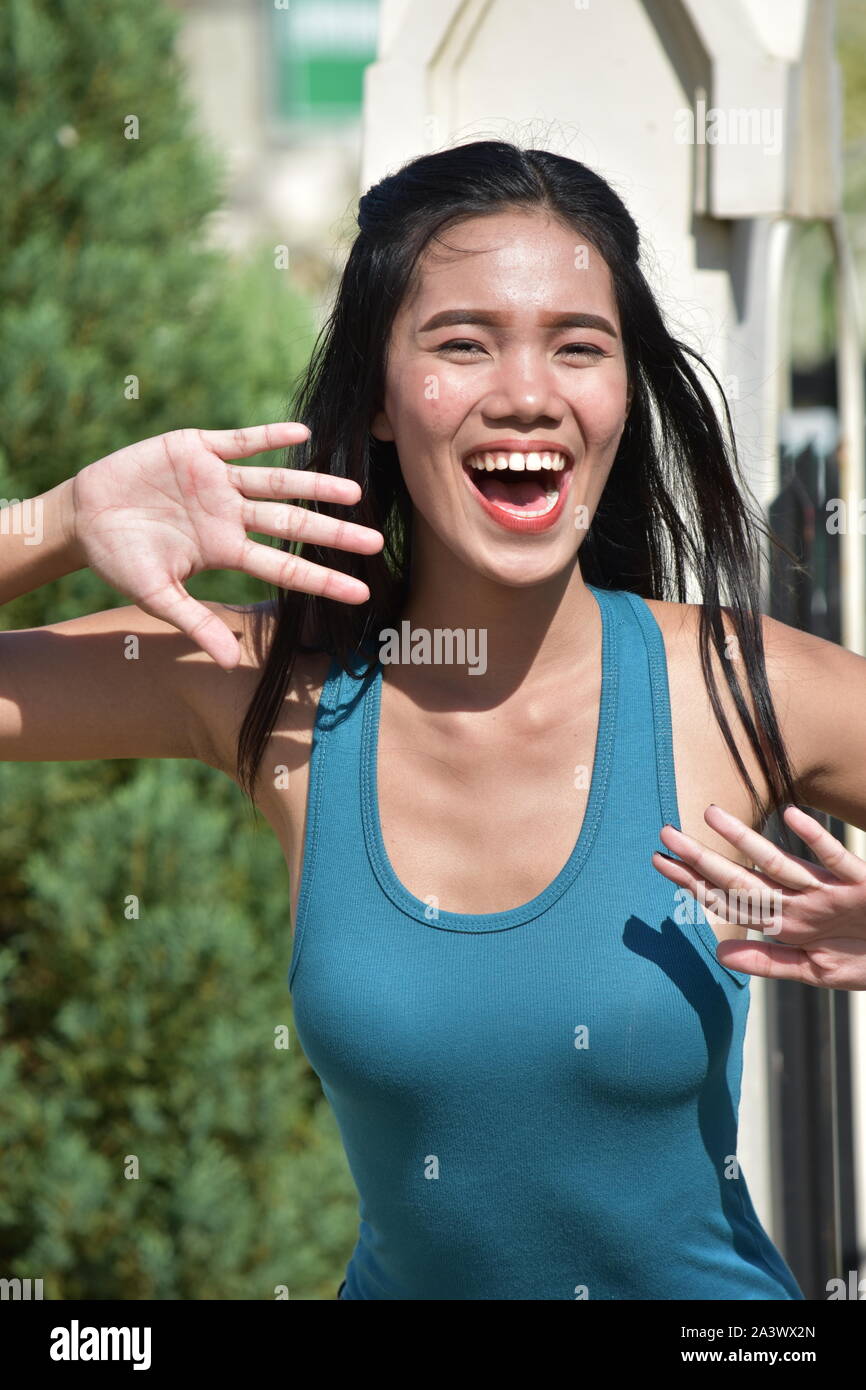 Young cute funny attractive hi-res stock photography and images - Alamy