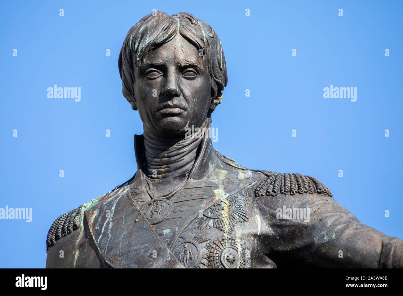 Birmingham, UK - September 20th 2019: A beautiful statue of famous ...