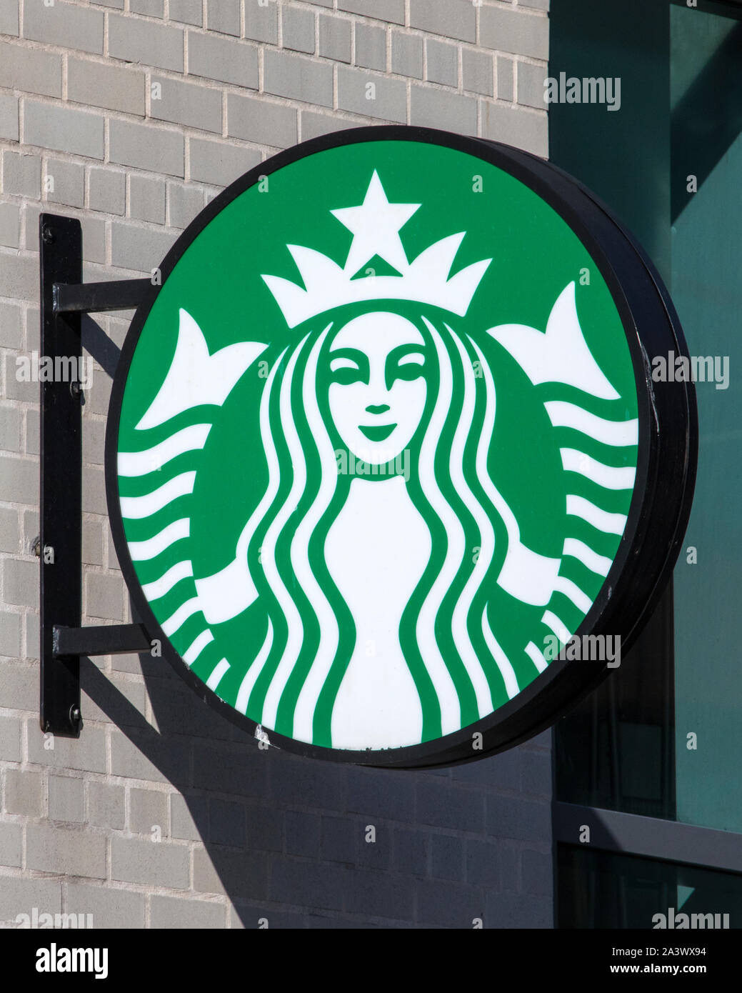 Birmingham, UK - September 20th 2019: A sign outside the entrance to a ...