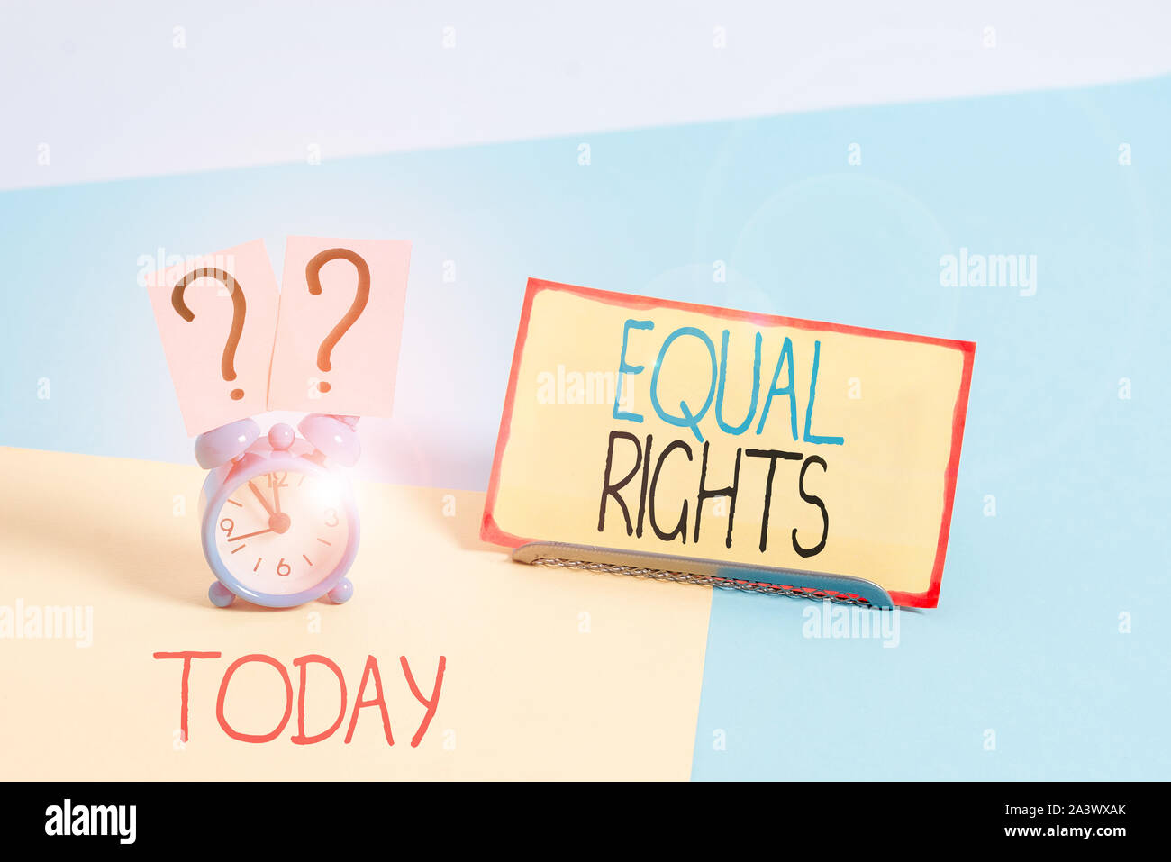 Text sign showing Equal Rights. Business photo showcasing Equality ...
