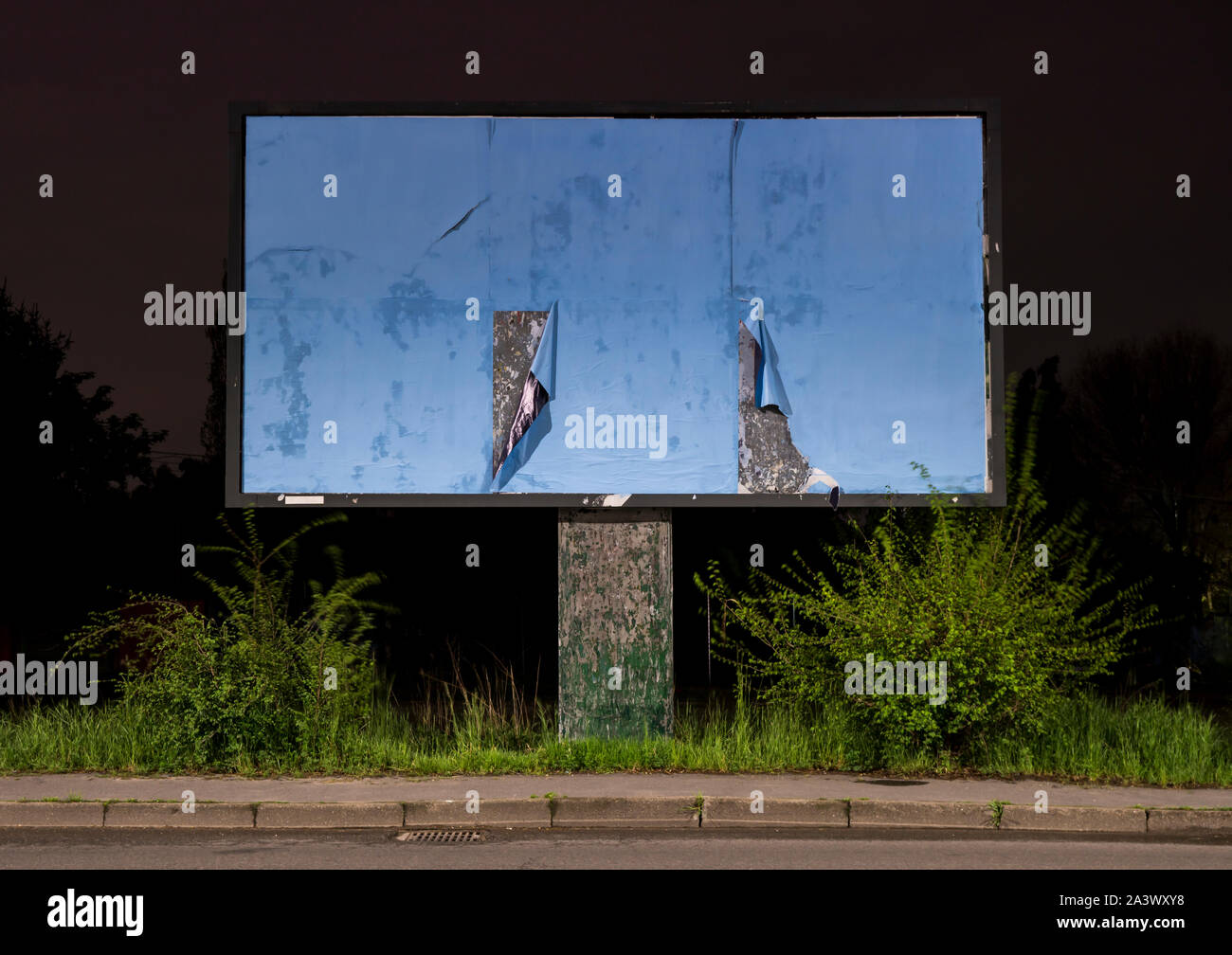 Old billboard night hi-res stock photography and images - Alamy