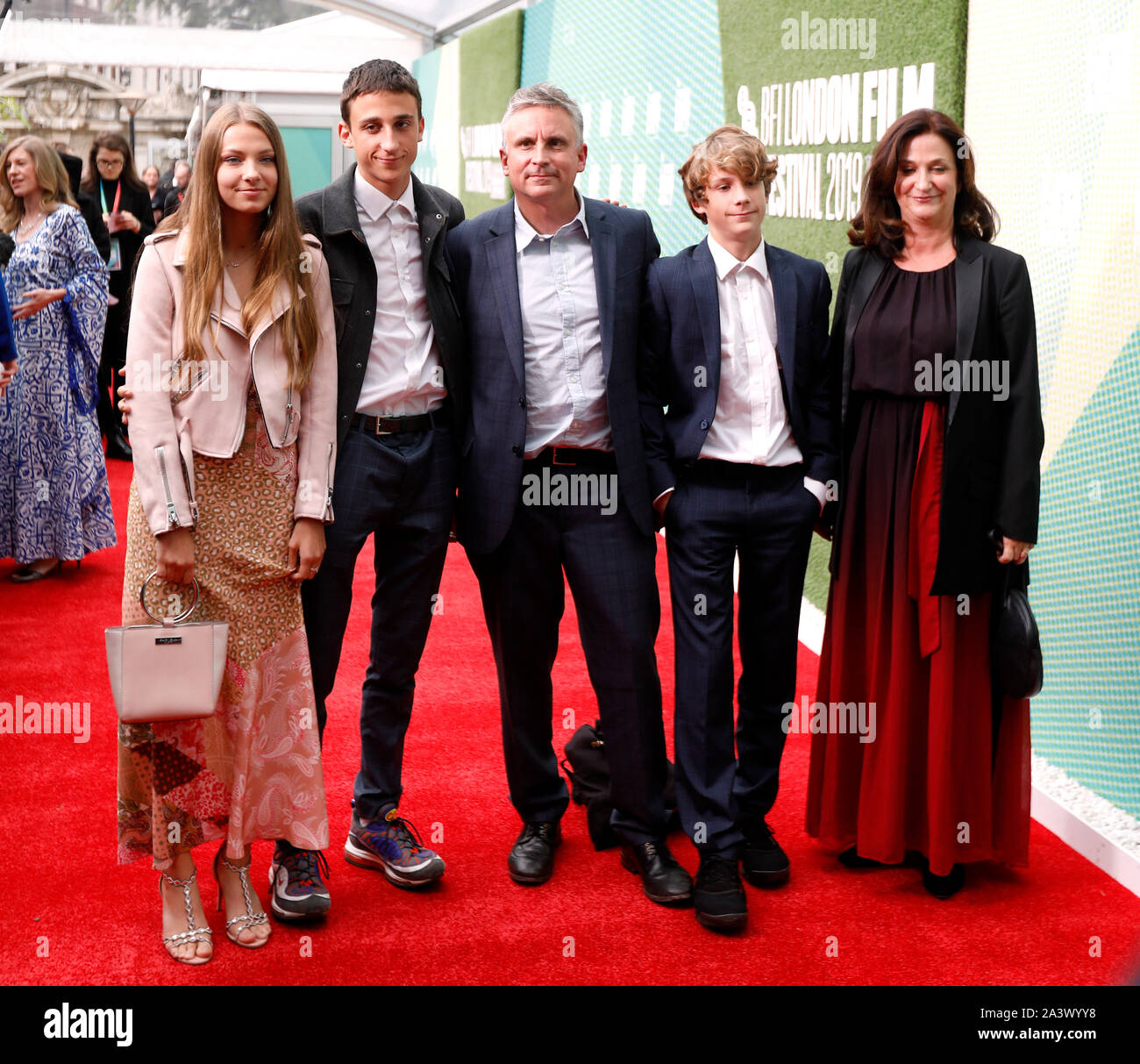 Martin Bright (centre) and guests attending the Official Secrets ...
