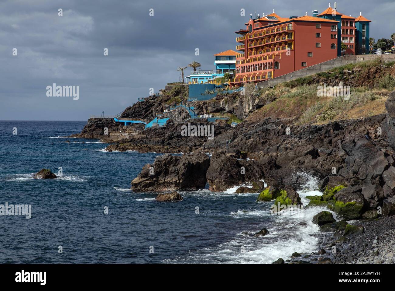 THE MARINA, CANICO, ISLAND OF MADEIRA, PORTUGAL Stock Photo - Alamy