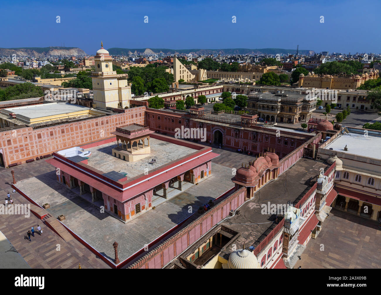 Jaipur palace clock tower hi-res stock photography and images - Alamy