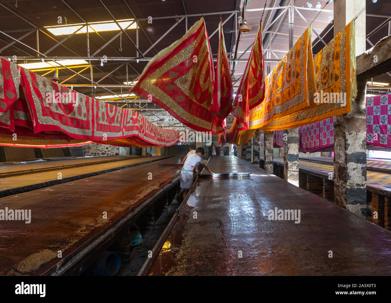 Sanganer printing industry hi-res stock photography and images - Alamy