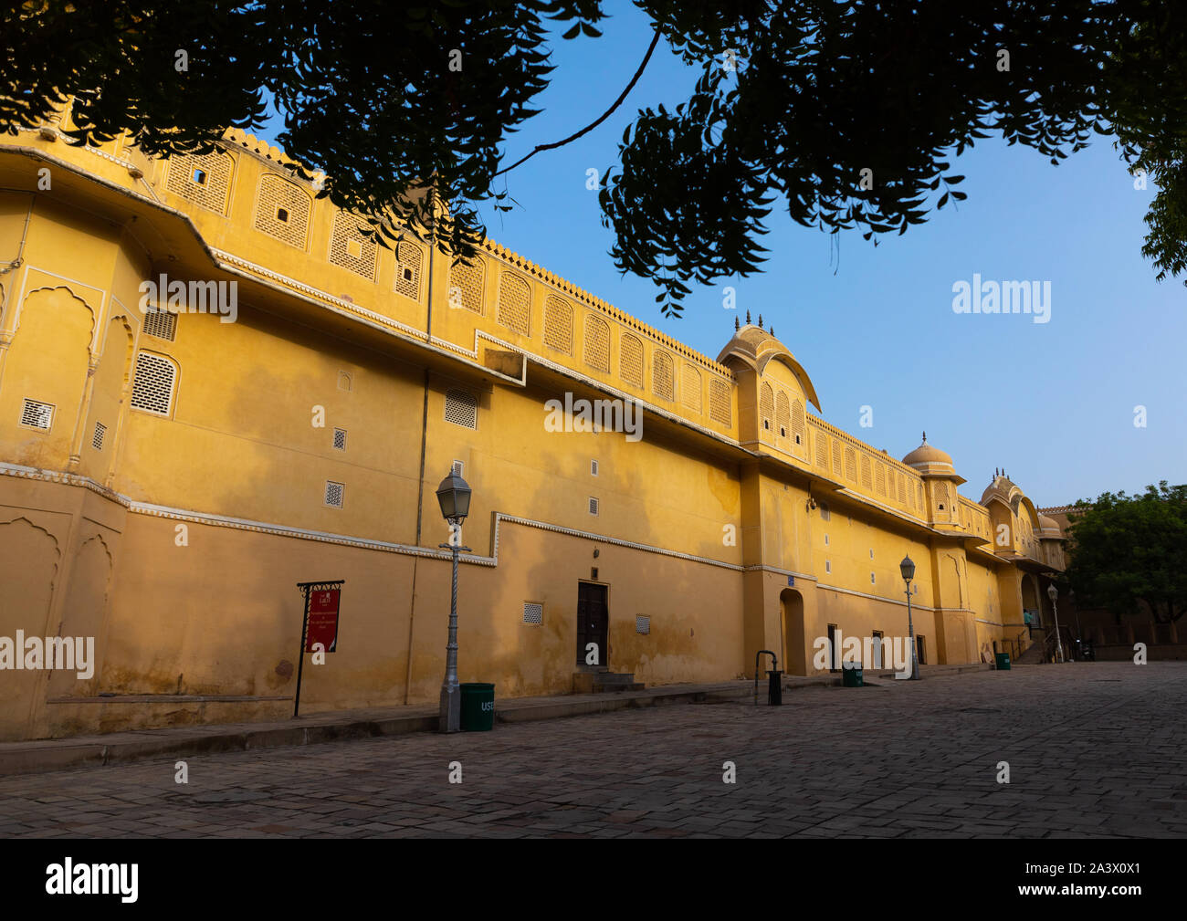 Back side of Hawa Mahal palace of wind, Rajasthan, Jaipur, India Stock ...