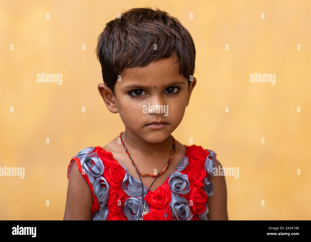 Portrait of a rajasthani girl, Rajasthan, Amer, India Stock Photo - Alamy