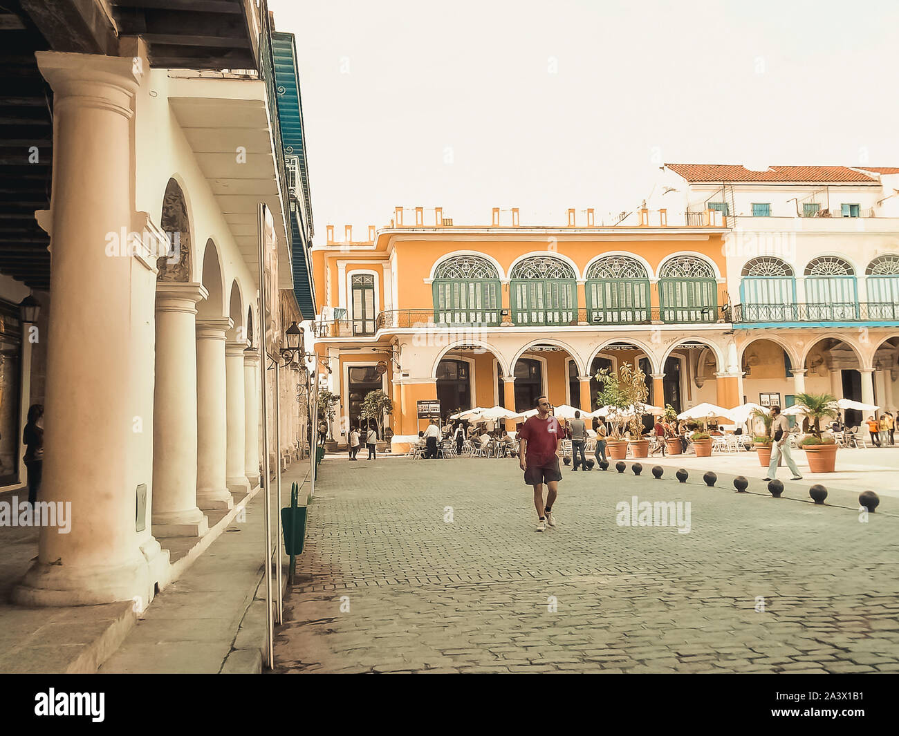 Havana, Cuba - September 18, 2019: Old Town Square in the centre of ...
