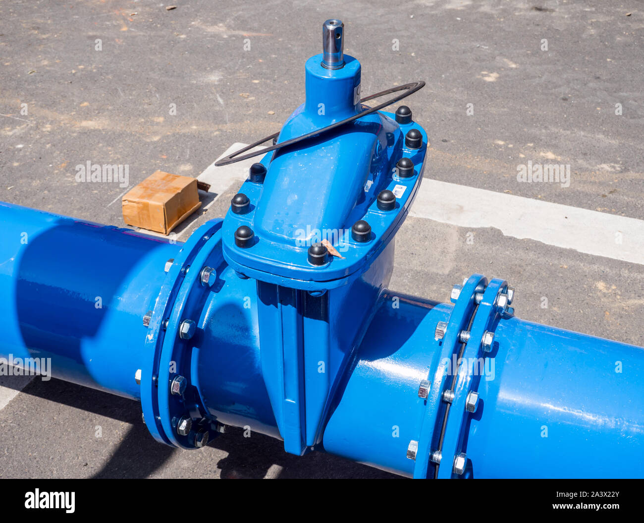 New Water pipeline Stock Photo - Alamy