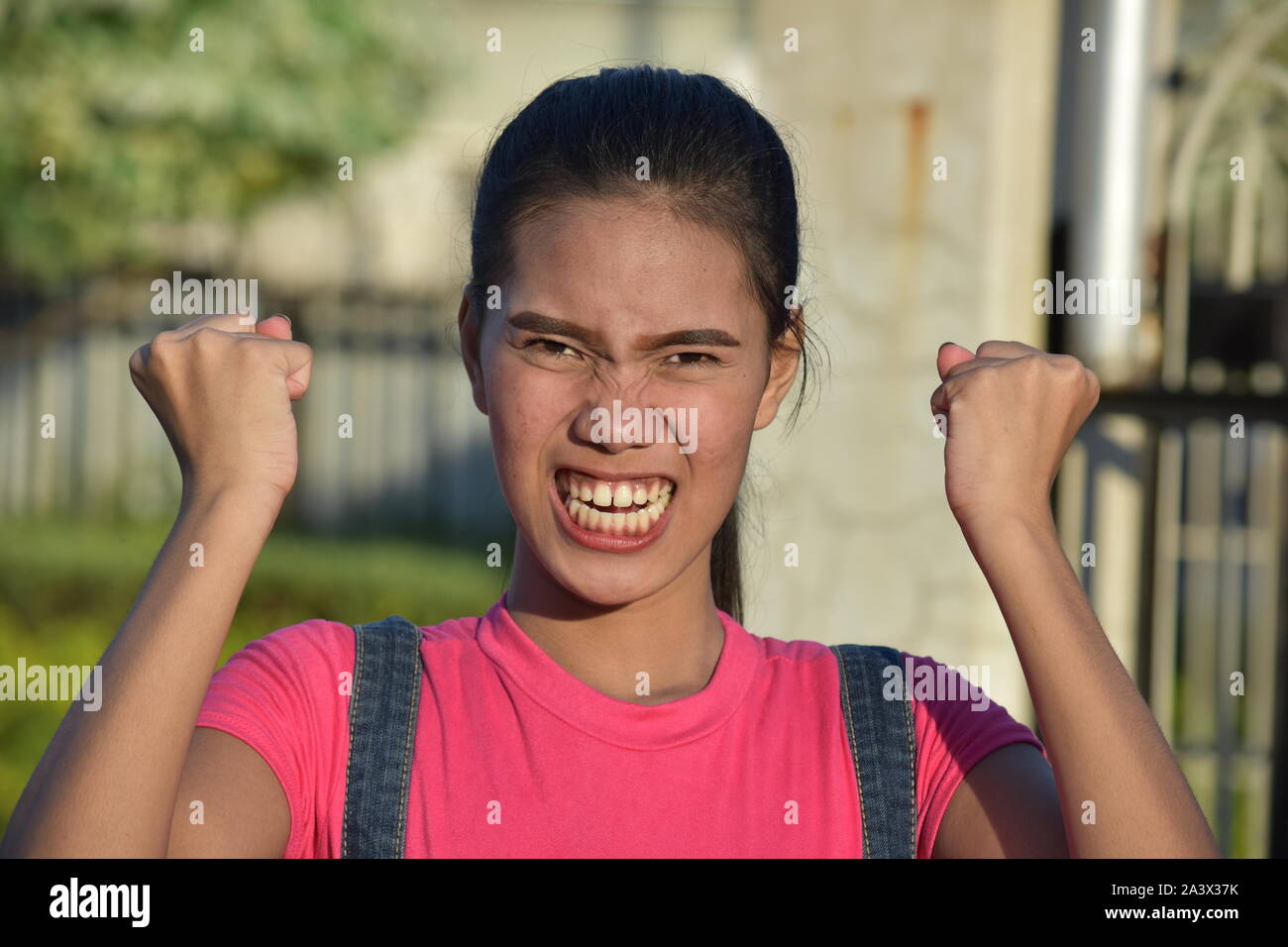 Beautiful young stressed woman hi-res stock photography and images - Alamy