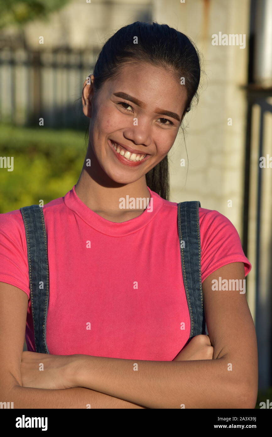 Beautiful joyful young woman hi-res stock photography and images - Alamy