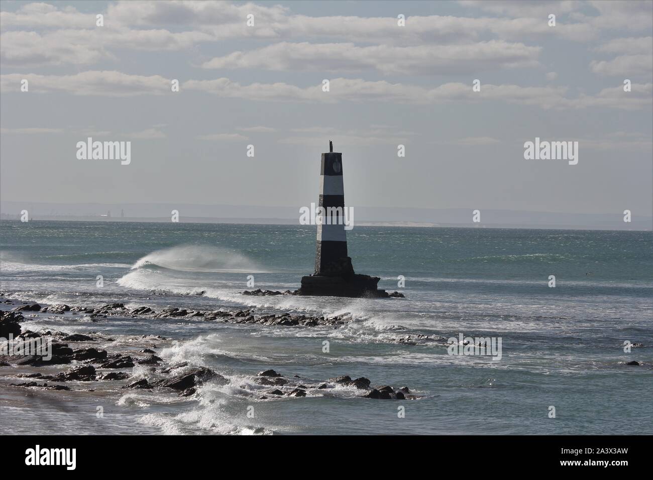 Beacon at Cape Recife near Port Elizabeth, South Africa Stock Photo - Alamy