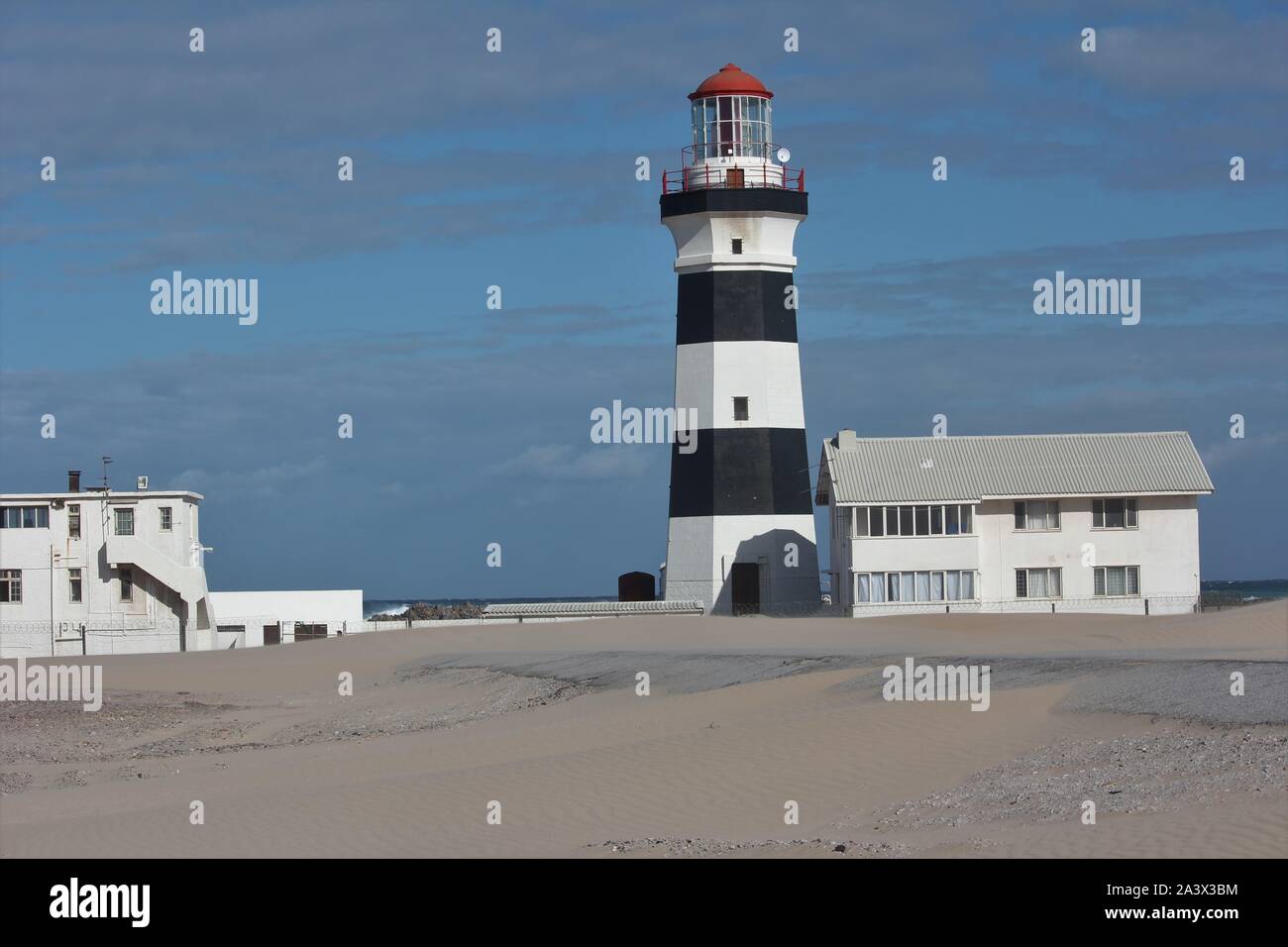 Lighthouse of Cape Recife, Port Elizabeth, South Africa Stock Photo - Alamy