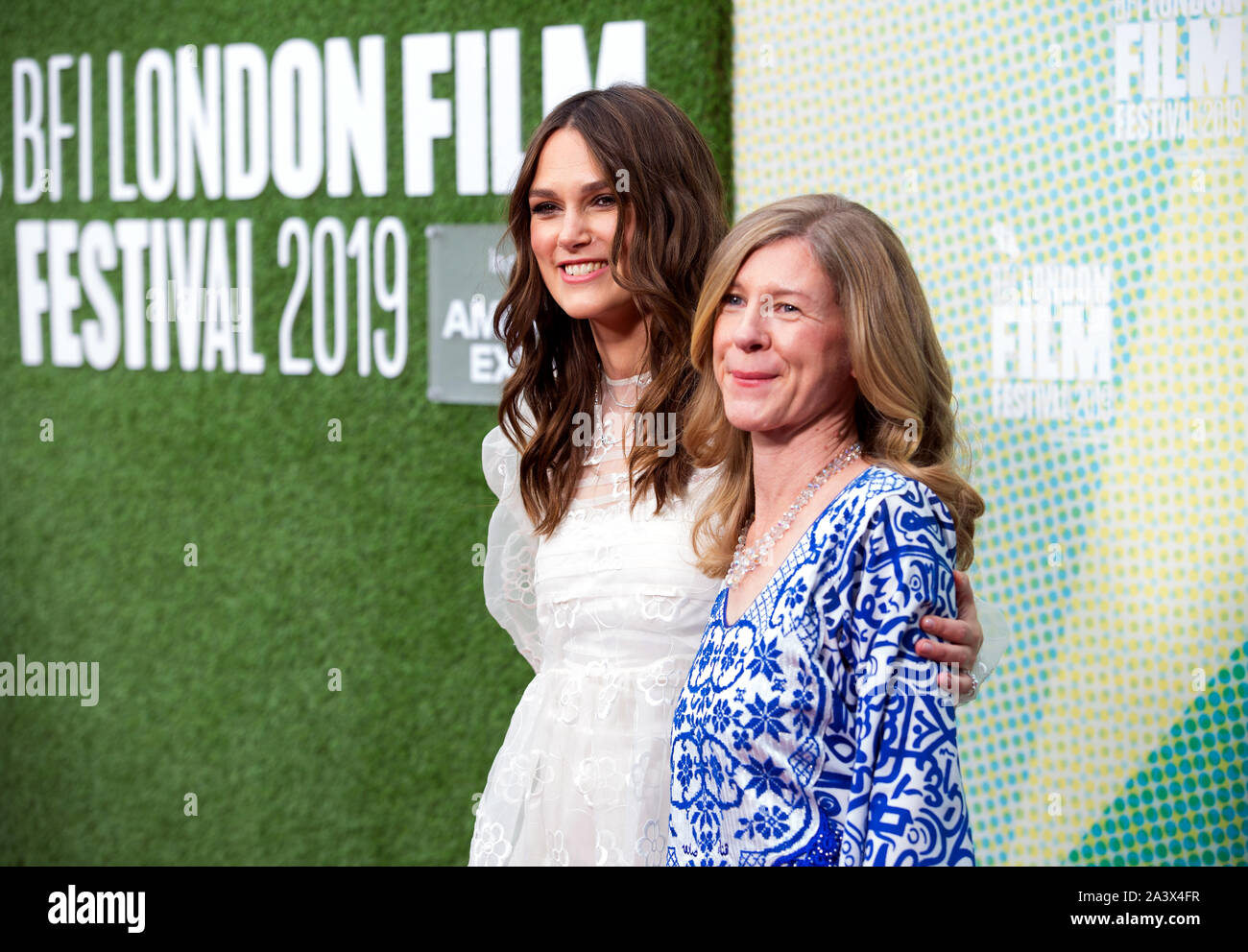 Keira Knightley (left) and Katherine Gun attending the Official Secrets ...