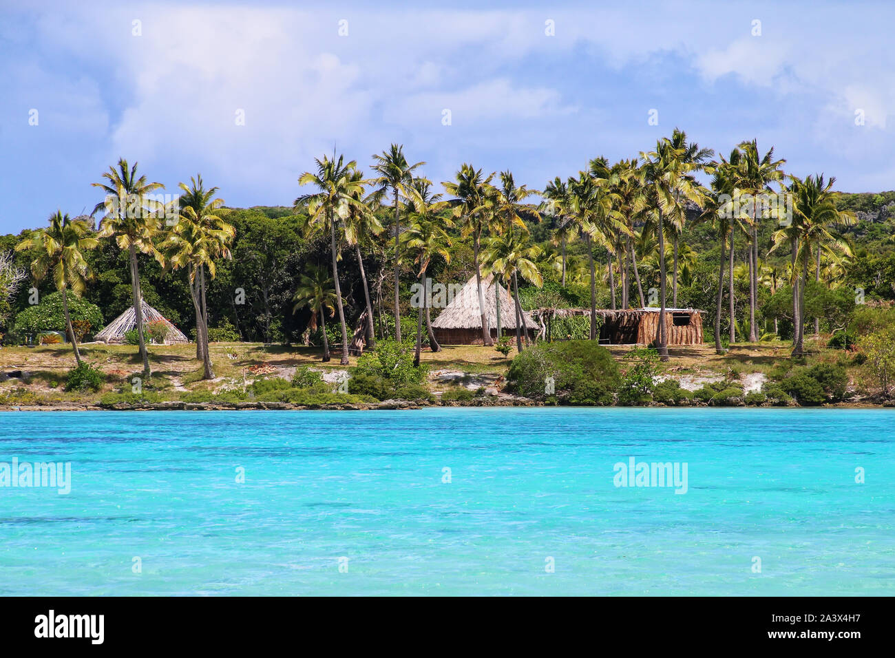 View of Faiava Island from Ouvea, Loyalty Islands, New Caledonia ...