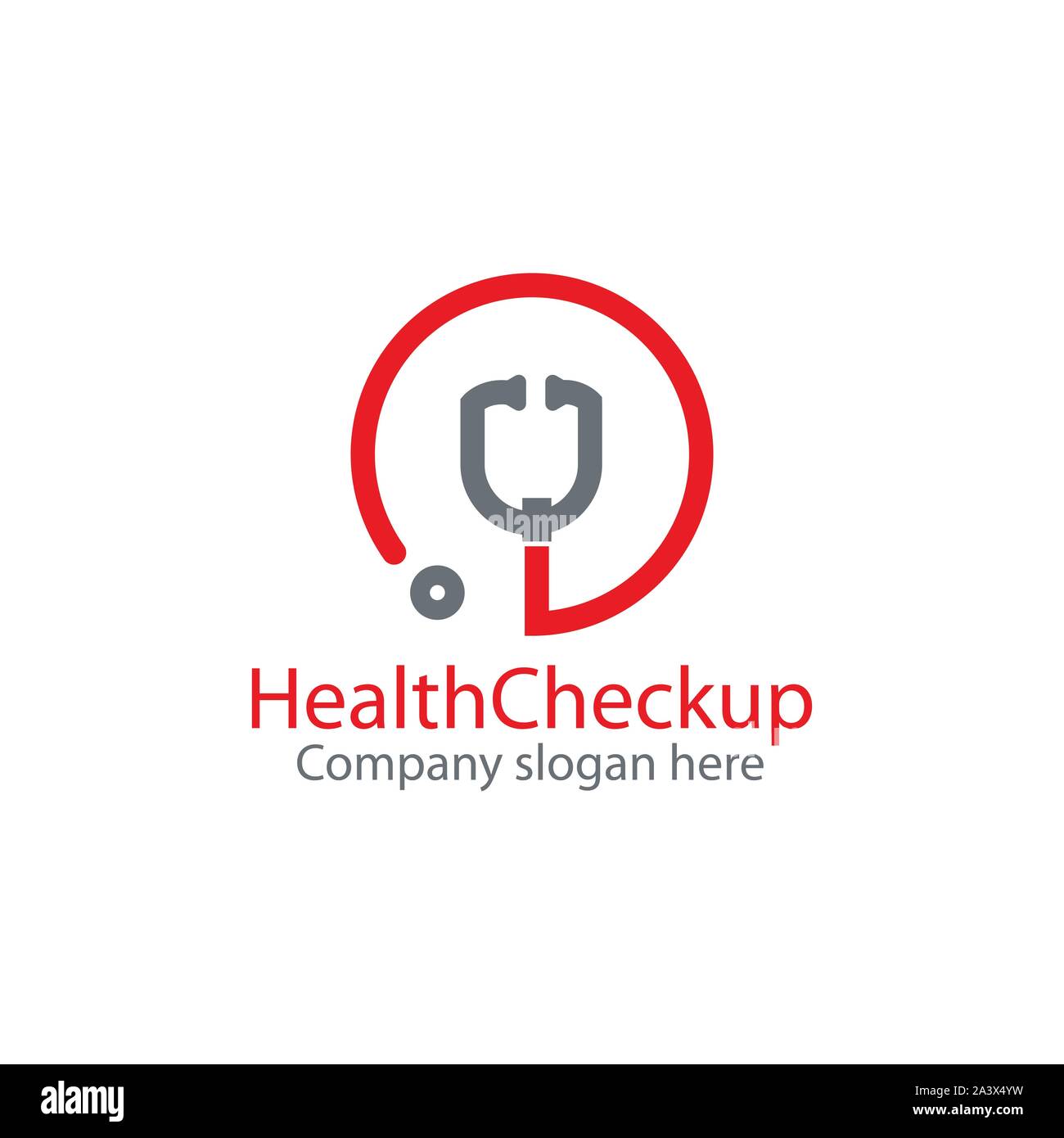 Health care vector concept with stethoscope. Medicine equipment ...