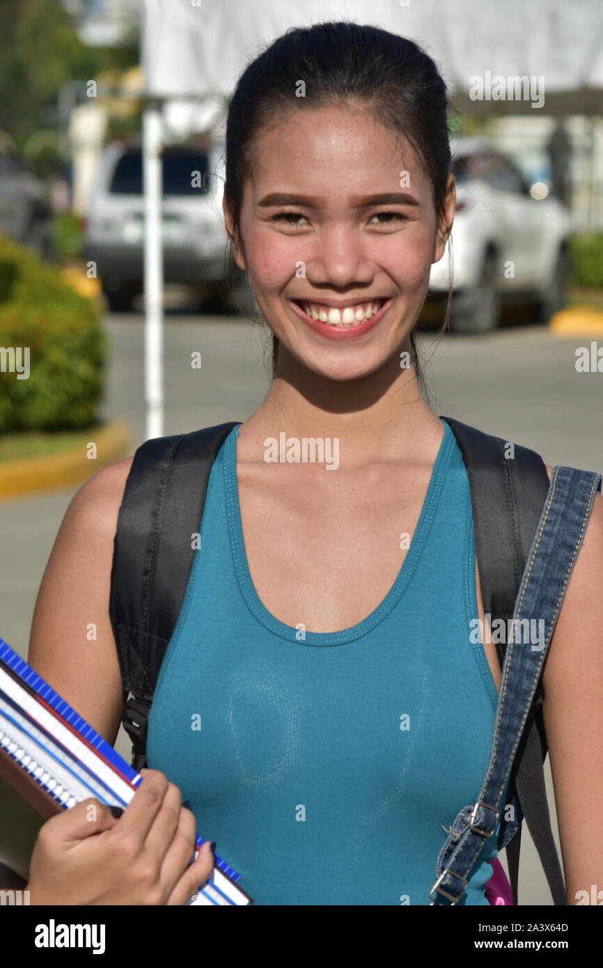 Pretty Asian Female Student Portrait Stock Photo - Alamy