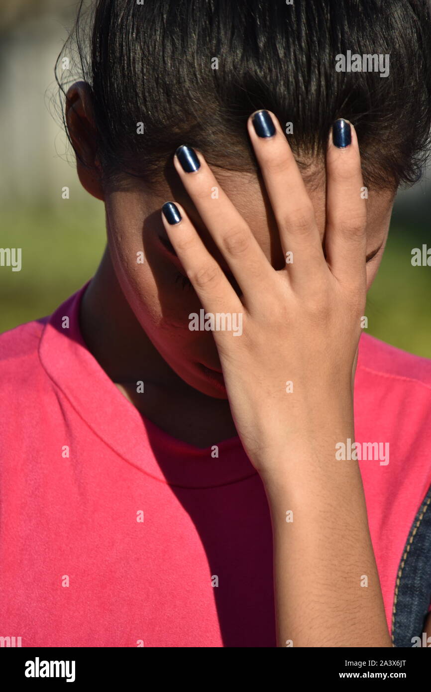 Sad Female Woman Stock Photo - Alamy