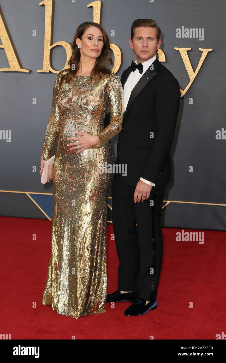Allen leech attending world premiere downton abbey hi-res stock ...