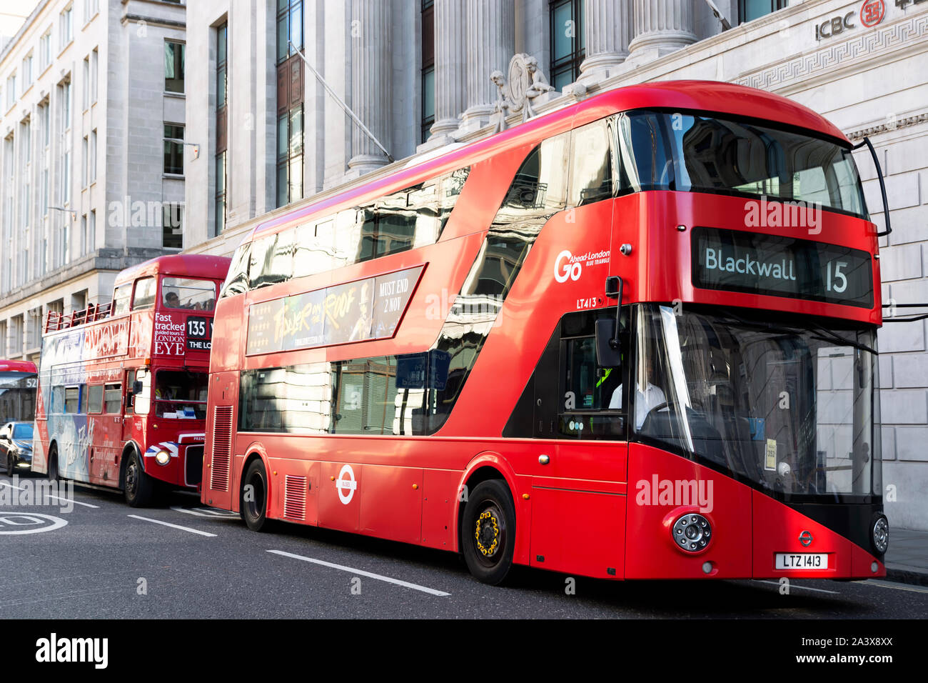 Modern london buses hi-res stock photography and images - Alamy