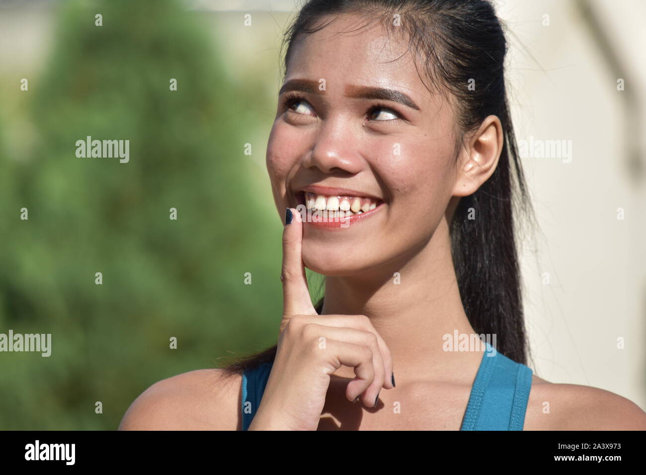 Attractive woman making decision hi-res stock photography and images ...