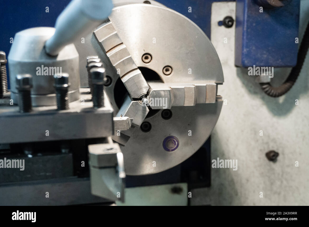 Modern lathe hi-res stock photography and images - Alamy