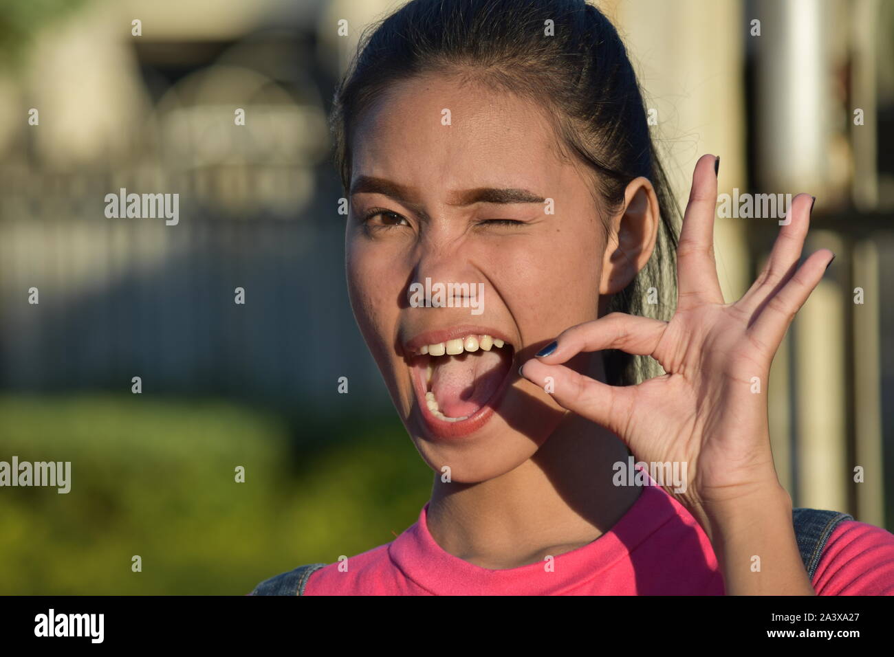 Asian female little hi-res stock photography and images - Alamy