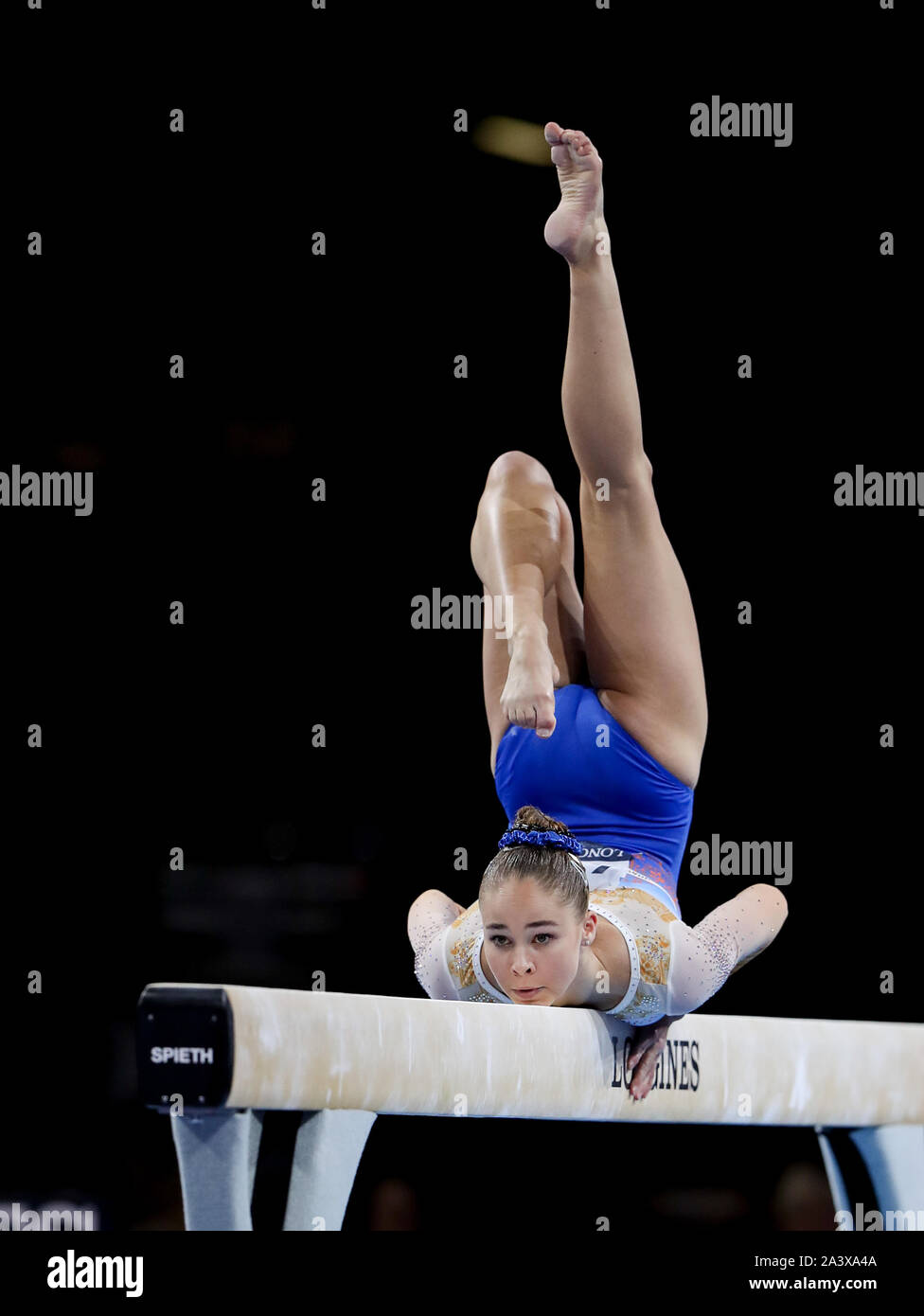 8 October 2019 Stuttgart, Germany World Championship Gymnastics Eythora ...