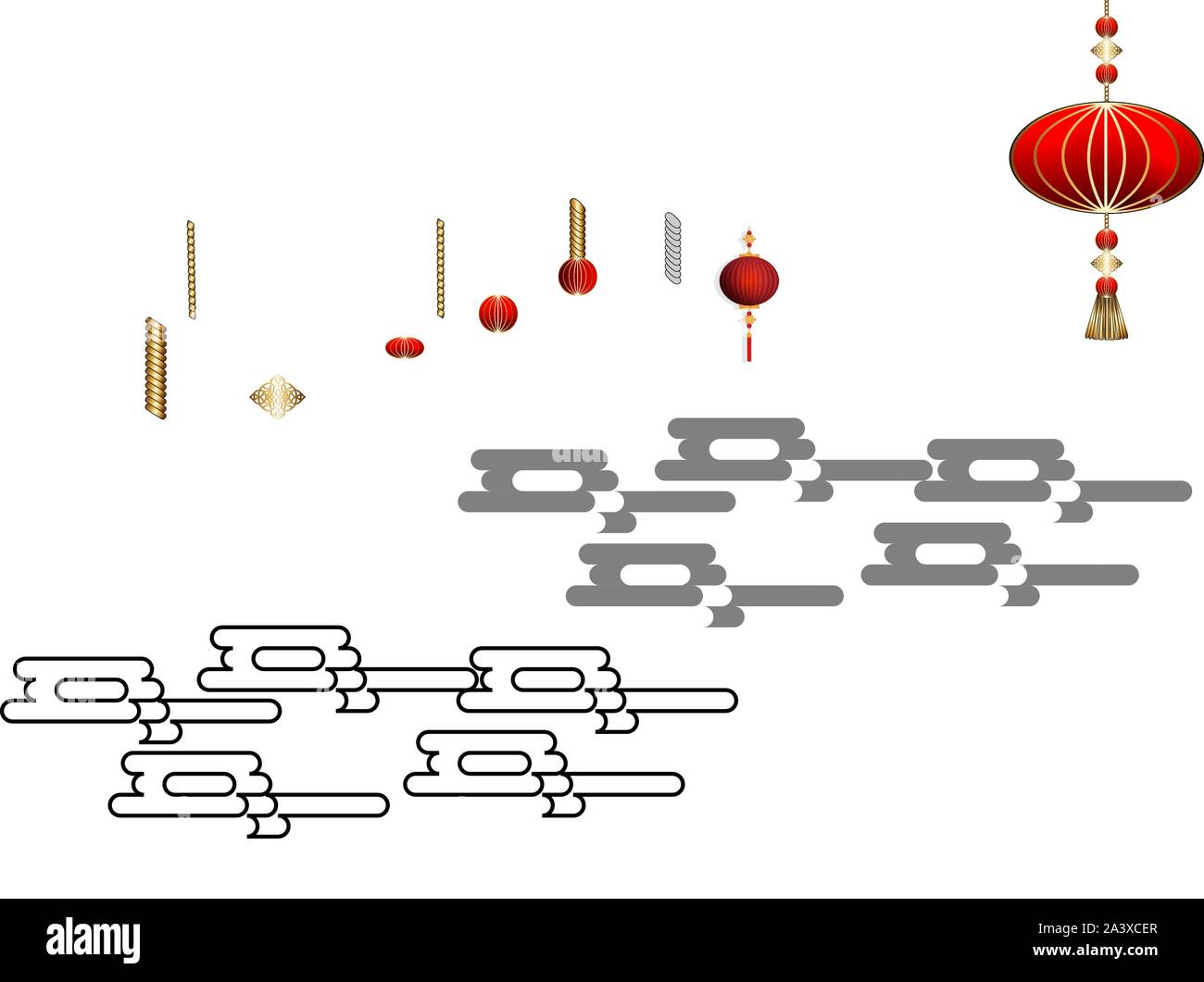 Beautiful abstract pattern with sheets for print design. Sheets in ...