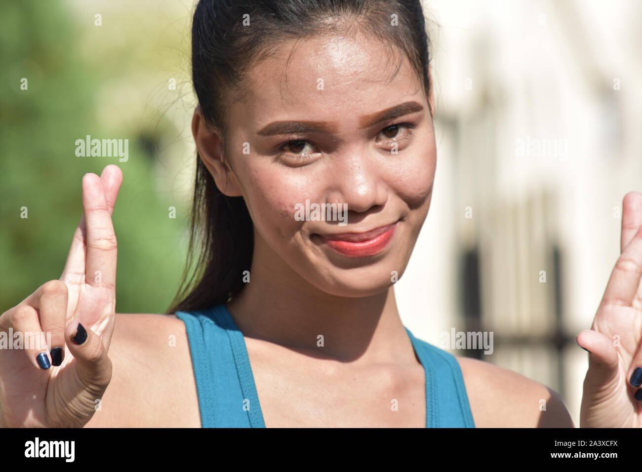 Fortunate Beautiful Diverse Person Stock Photo - Alamy