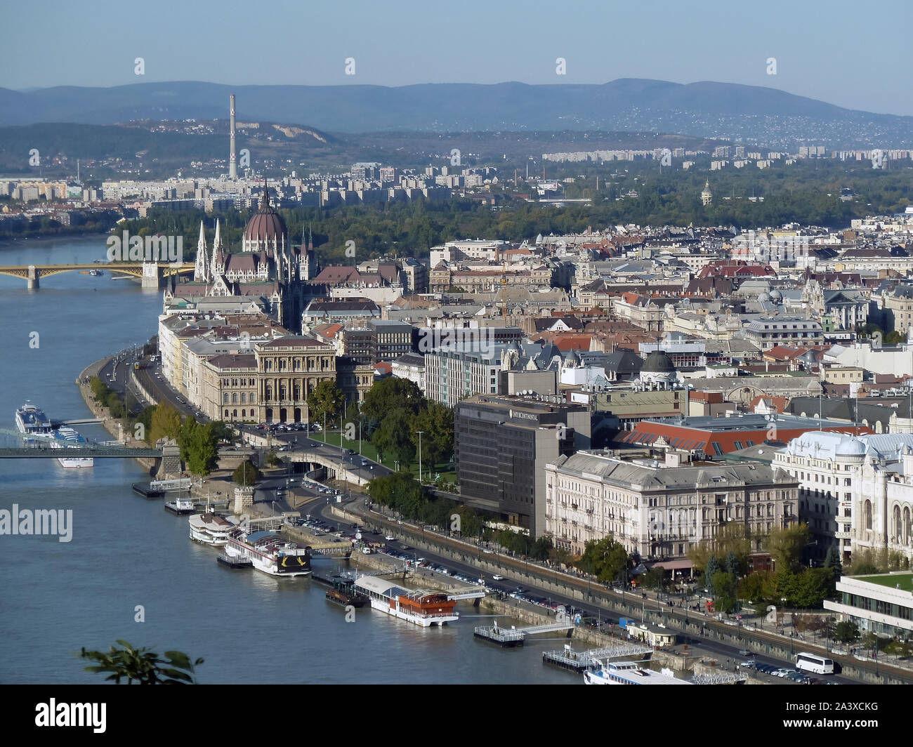 View of Budapest from Buda side, Budapest, Hungary, Magyarország ...