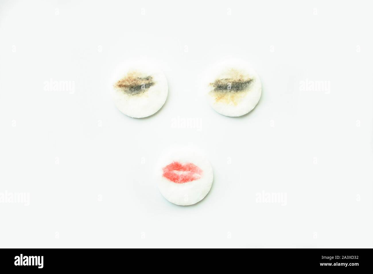 Dirty makeup hi-res stock photography and images - Alamy