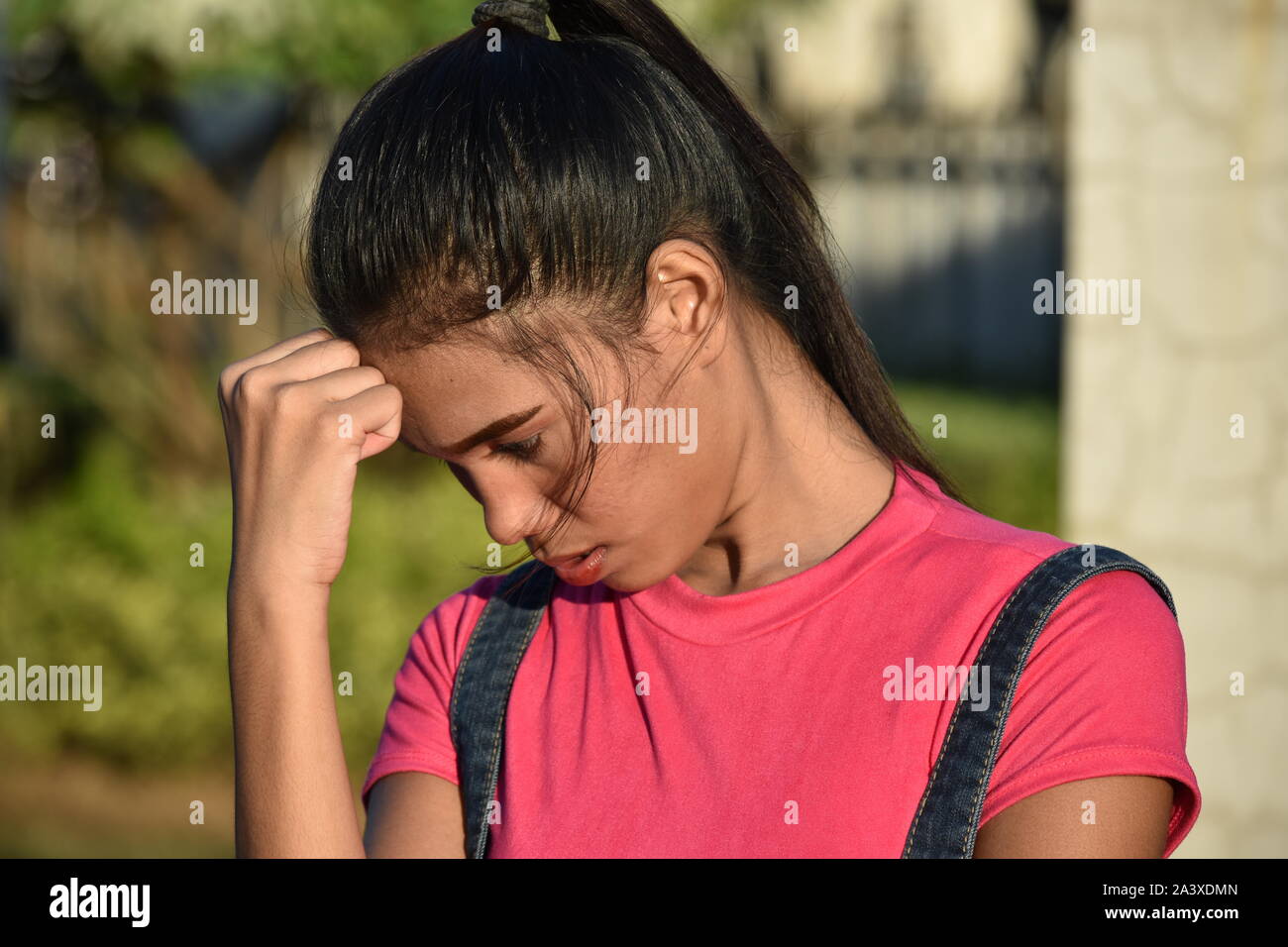 Thoughtful asian woman hi-res stock photography and images - Alamy