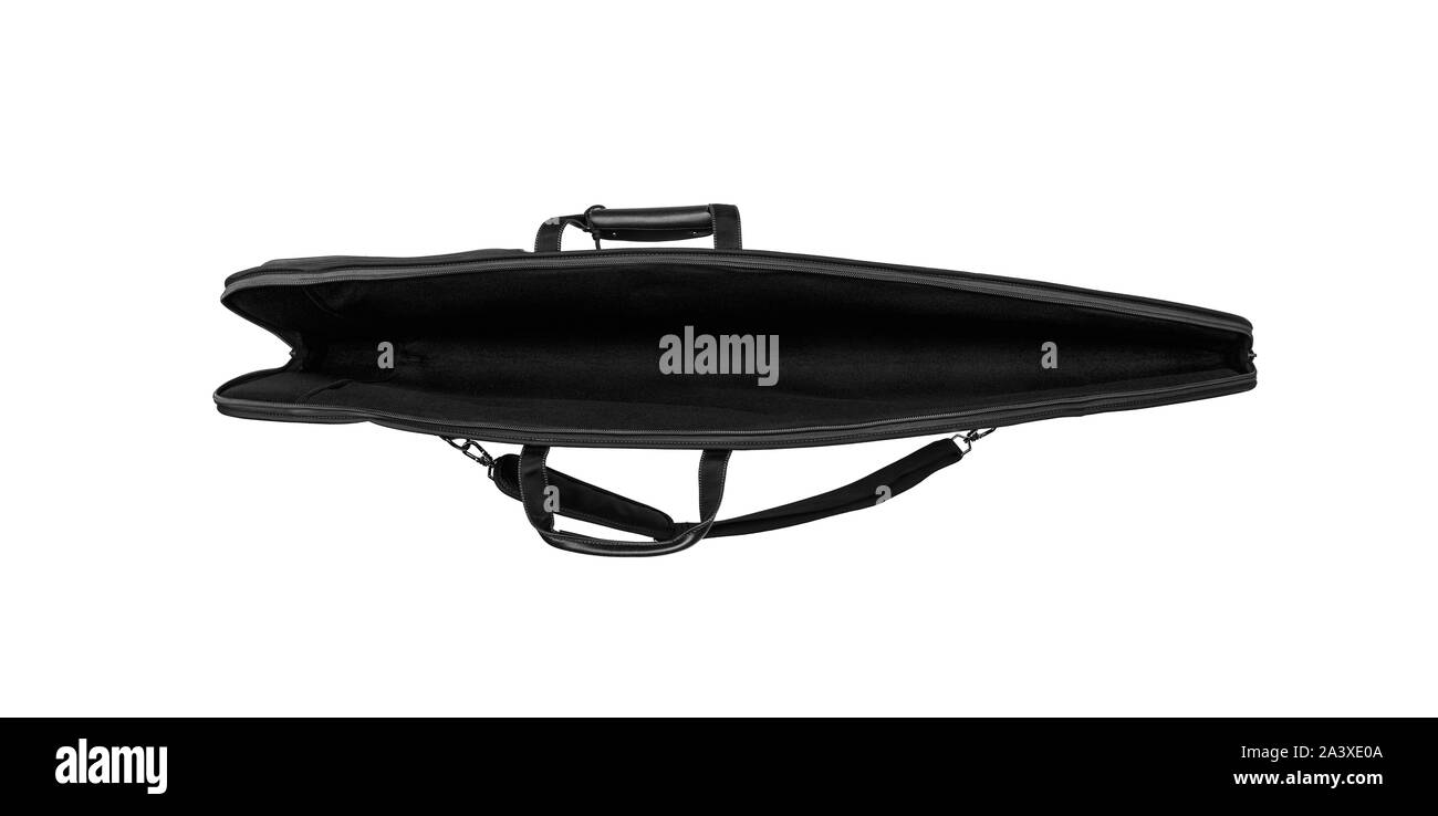 Luxury brown leather weapon case isolate on white background Stock ...