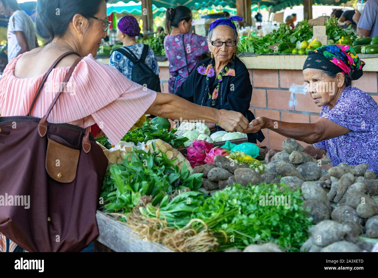 TRADITIONAL HMONG MARKET, THE HMONGS ARE PEOPLE FROM ASIA, THE OLD ...