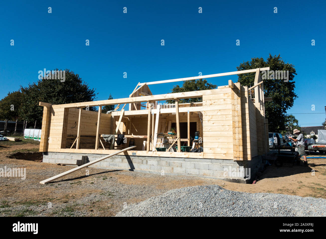Self Build House Stock Photo Alamy self-build-house-stock-photo-alamy